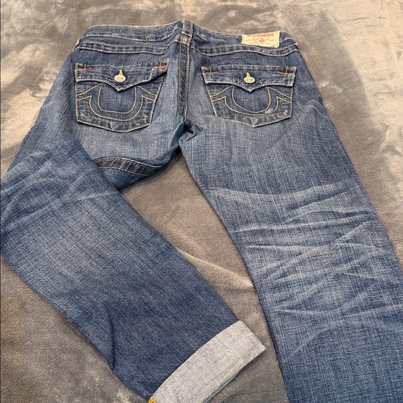 True Religion | Jeans | True Religion Blue Denim Jeans With Red Label ...